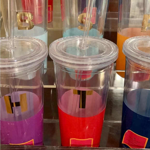 kate spade | Dining | Kate Spade Alphabet Tumblers | Poshmark